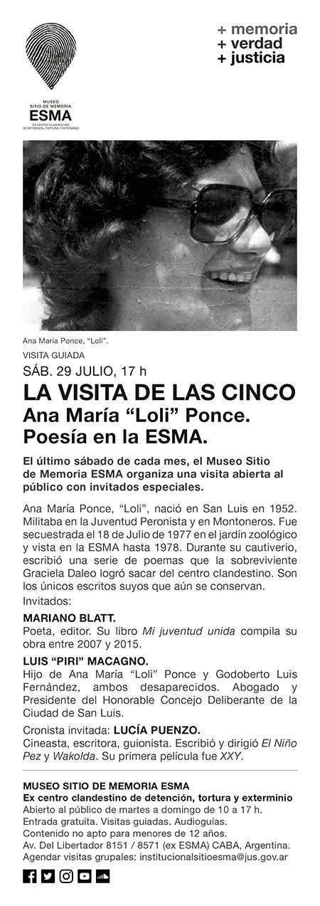 Ana María Ponce: los textos hallados de una de las poetas desaparecidas ...